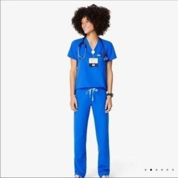 Figs | Pants & Jumpsuits | Figs Technical Collection Blue Scrub Bottoms ...